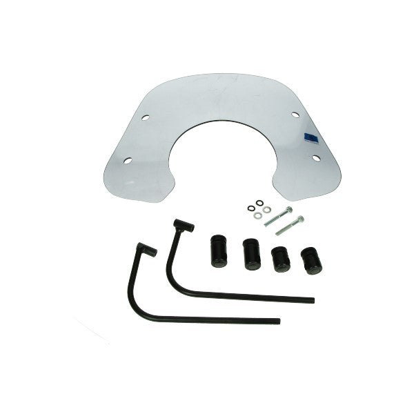 Windshield Low Smoke Sym Fiddle 4 with mounting material – Fresh Parts