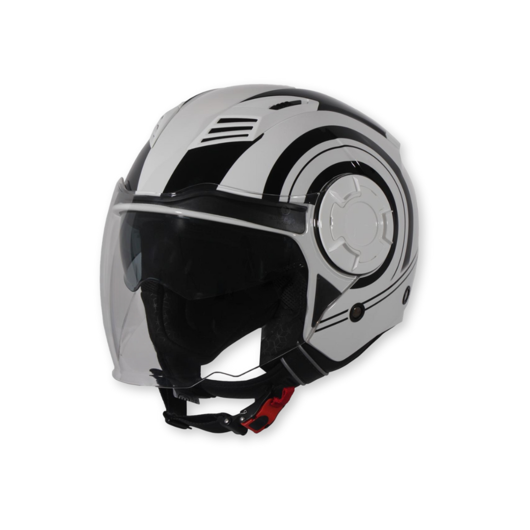 Helmet Vito Isola Gloss White / Black – Fresh Parts
