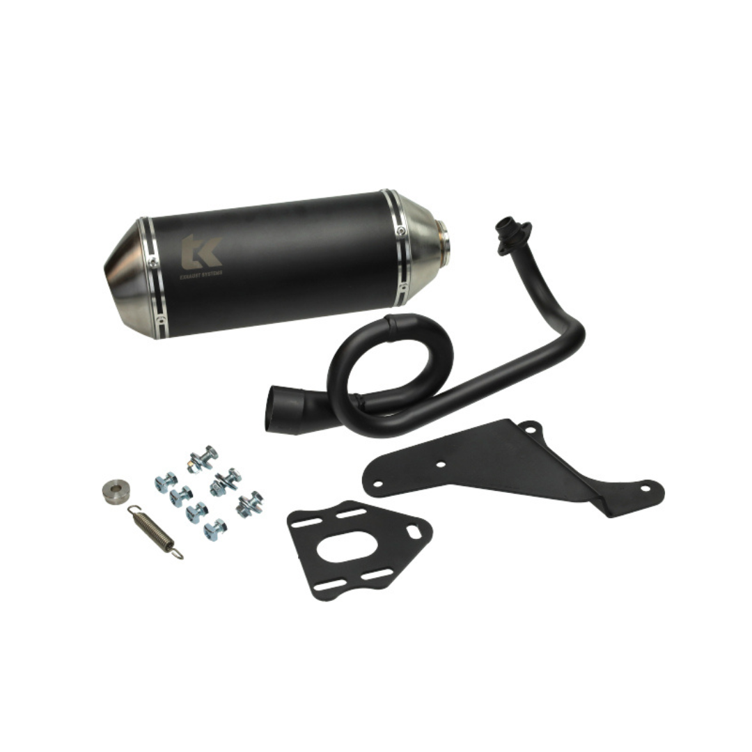 Turbokit Exhaust Piaggio Zip 4 stroke 2v black – Fresh Parts
