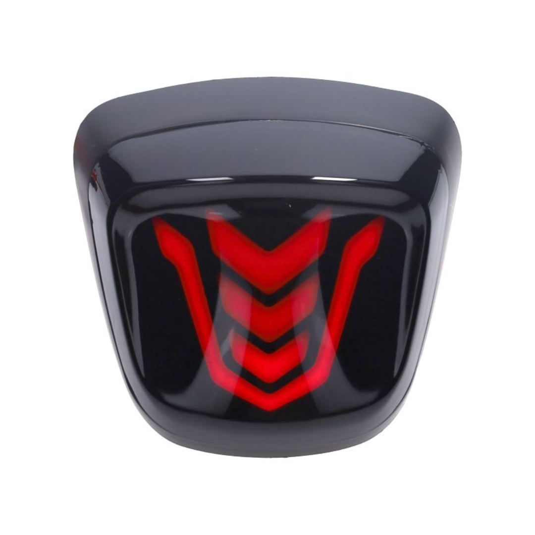 Rear light DMP EVO-1 LED Euro-4/5 Dark Smoke Black Mat-Vespa Sprint/Pr ...