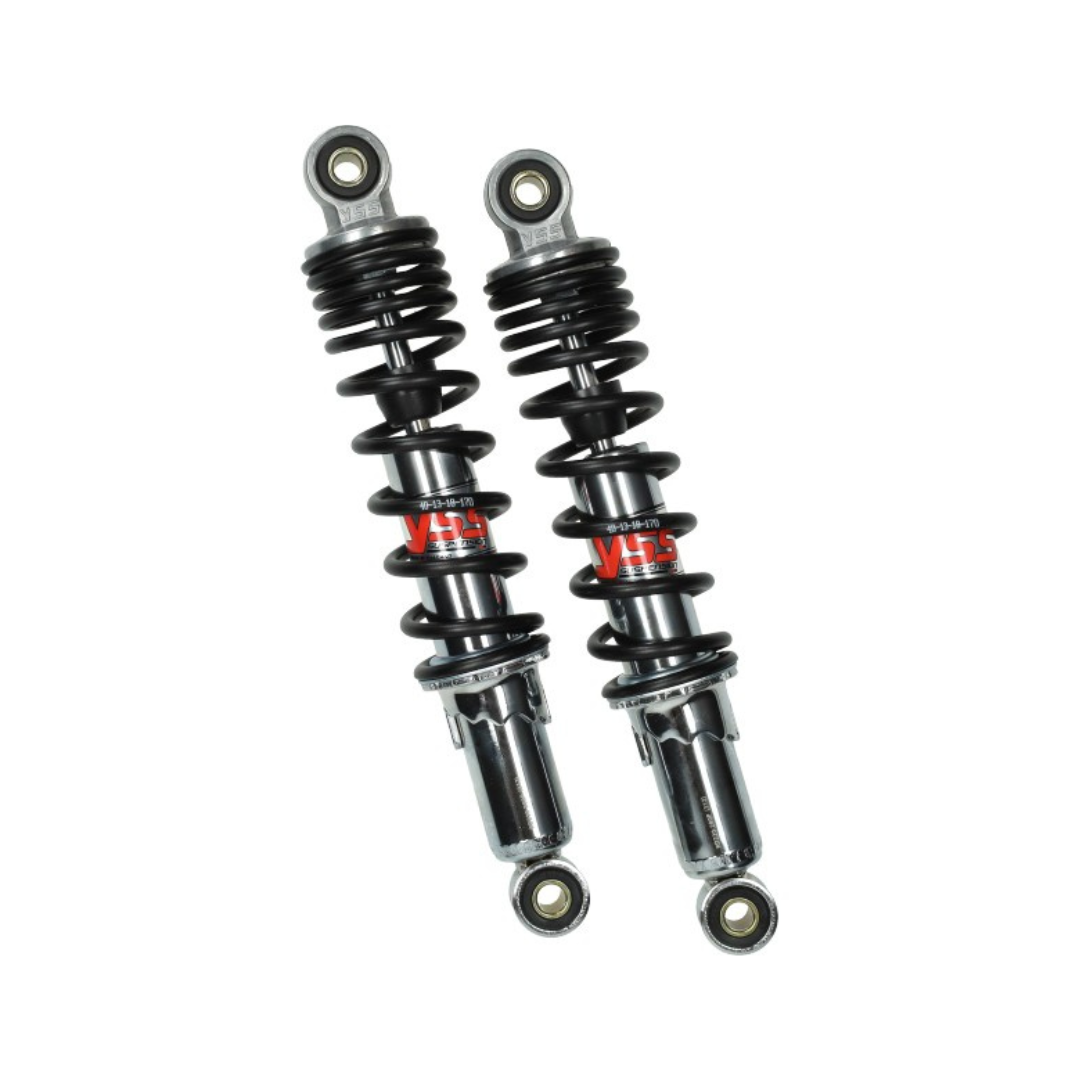 Shock absorber set 280mm YSS Hydraulish Puch / Tomos – Fresh Parts